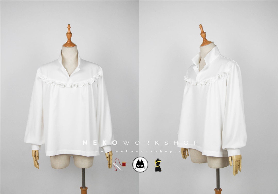 White Medieval Shirt - Etsy