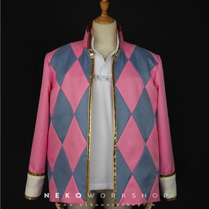 Diamond Pattern Jacket | White Shirt | Black Waist Pants - Etsy