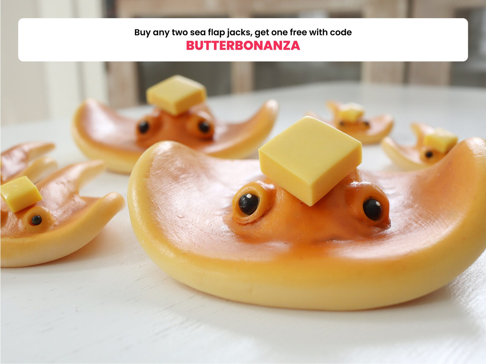 Sea Flapjack Figurines Tiny Stingray Pancake Polymer Clay - Etsy