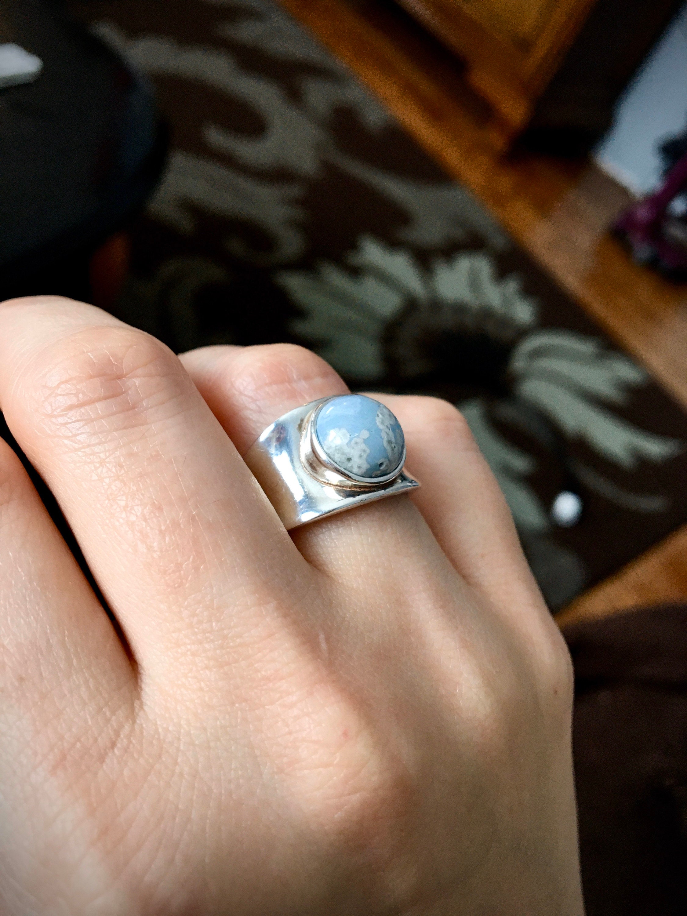 Sterling Silver Leland Blue Ring
