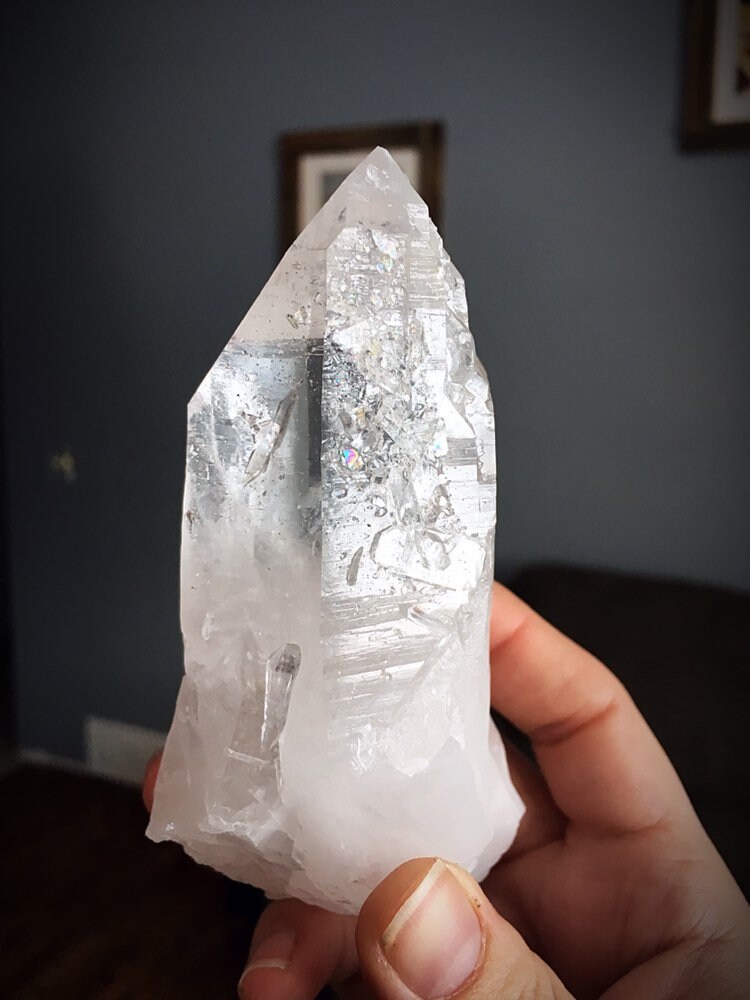 Arkansas Quartz Crystal Self Healing Cluster