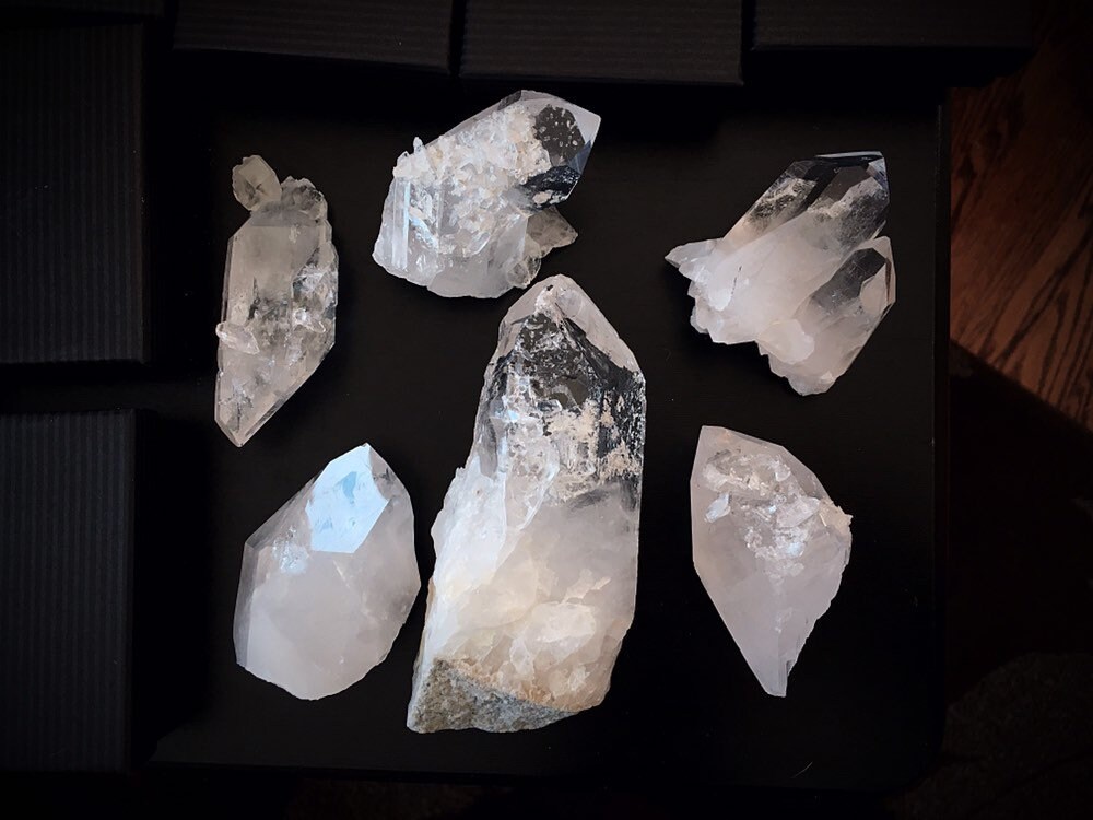 Arkansas Quartz Crystal Lot G 6 pieces!!