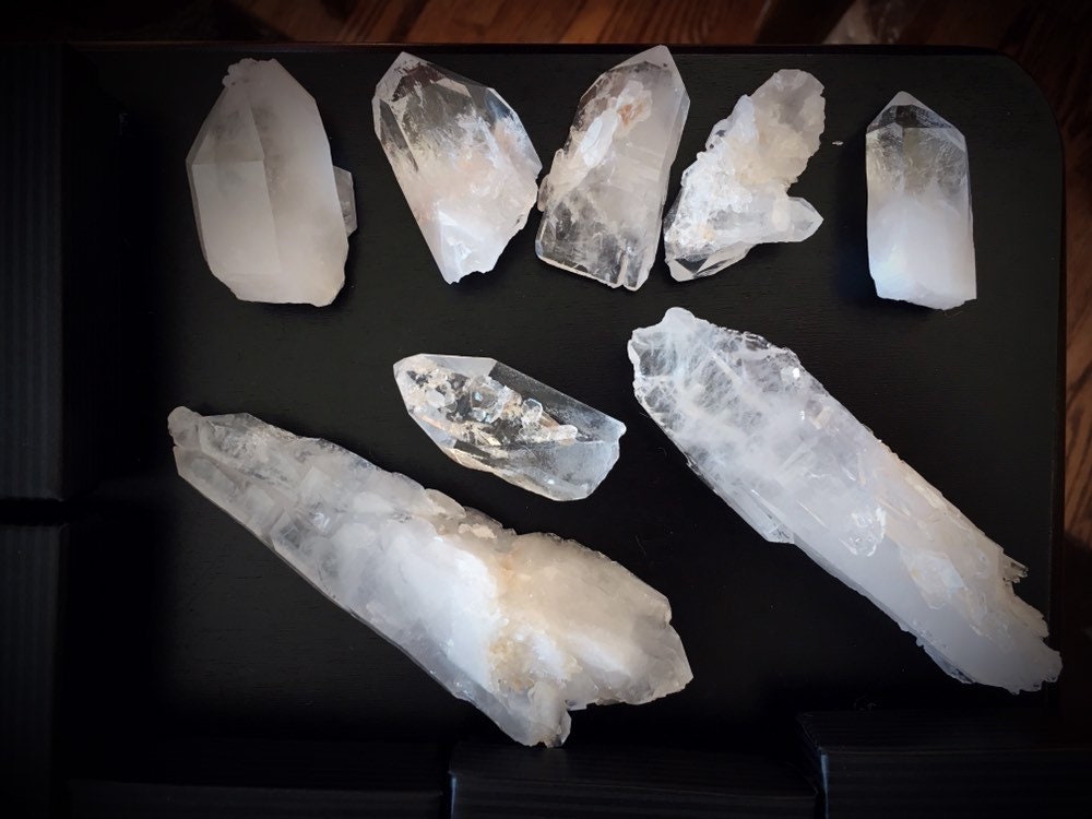 Arkansas Quartz Crystal Lot F 8 pieces!!