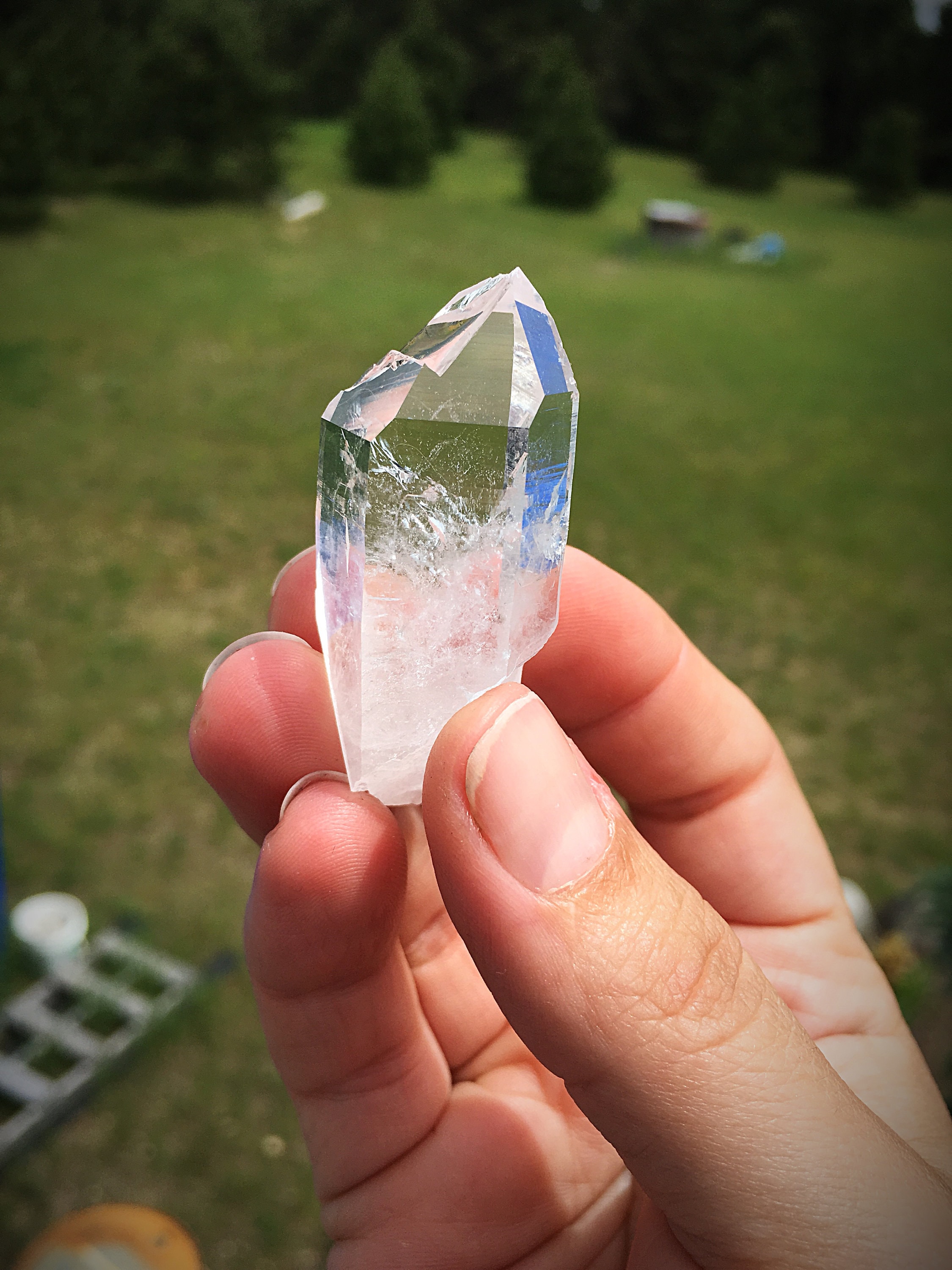 Arkansas Quartz Crystal Lot M” 7 pieces!!