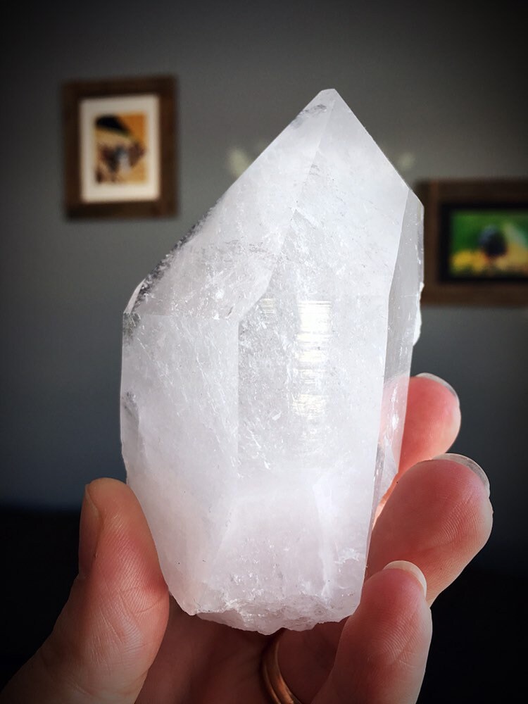 Arkansas Self Healed Quartz Crystal Point
