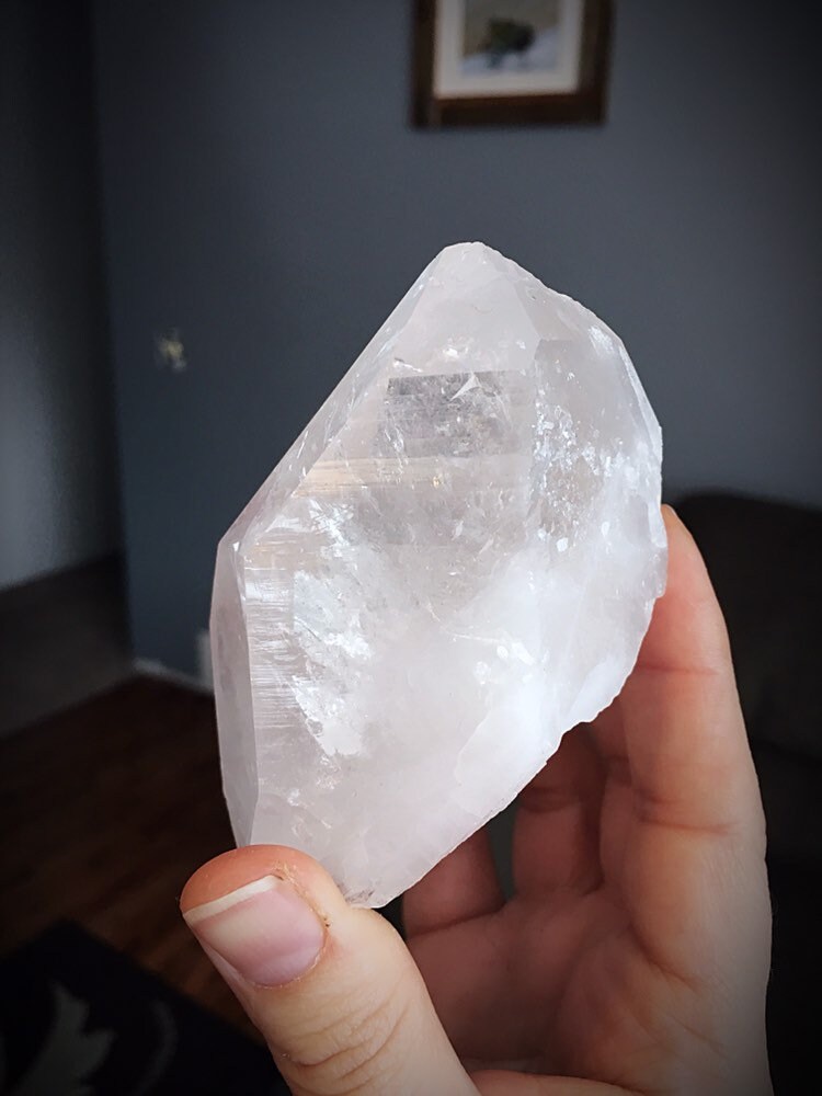 Arkansas Self Healed Quartz Crystal Point