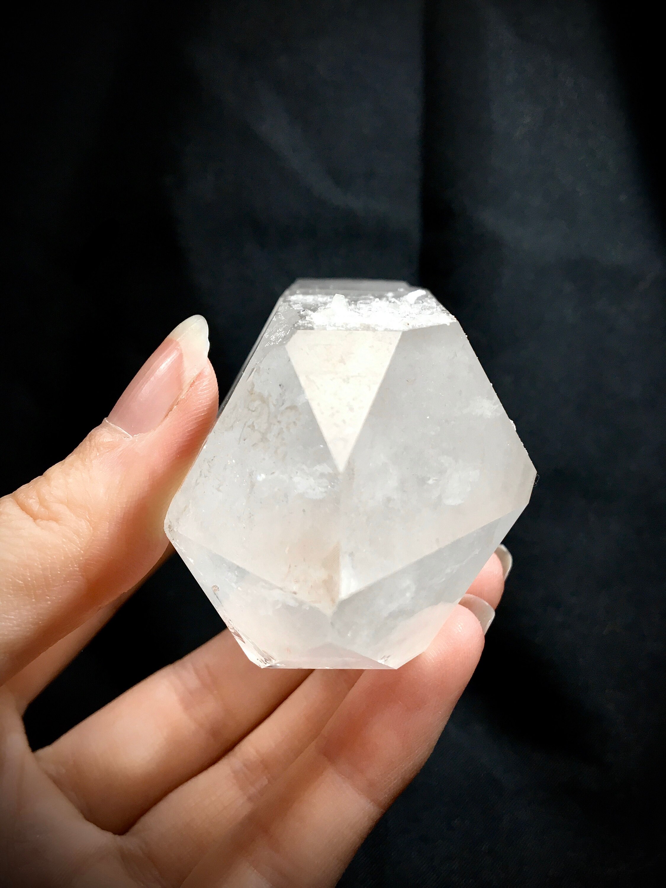 Recorder Keeper Arkansas Quartz Crystal Self Healed Point
