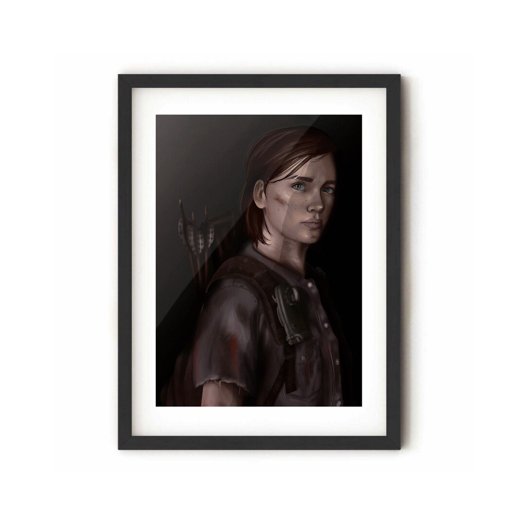Ellie the Last of Us Art Print handmade Art A4 Print - Etsy