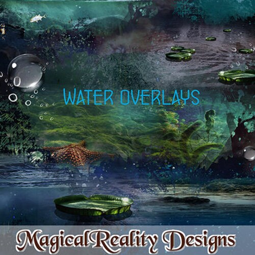 Underwater Photoshop Overlays Photo Overlay Photography | Etsy