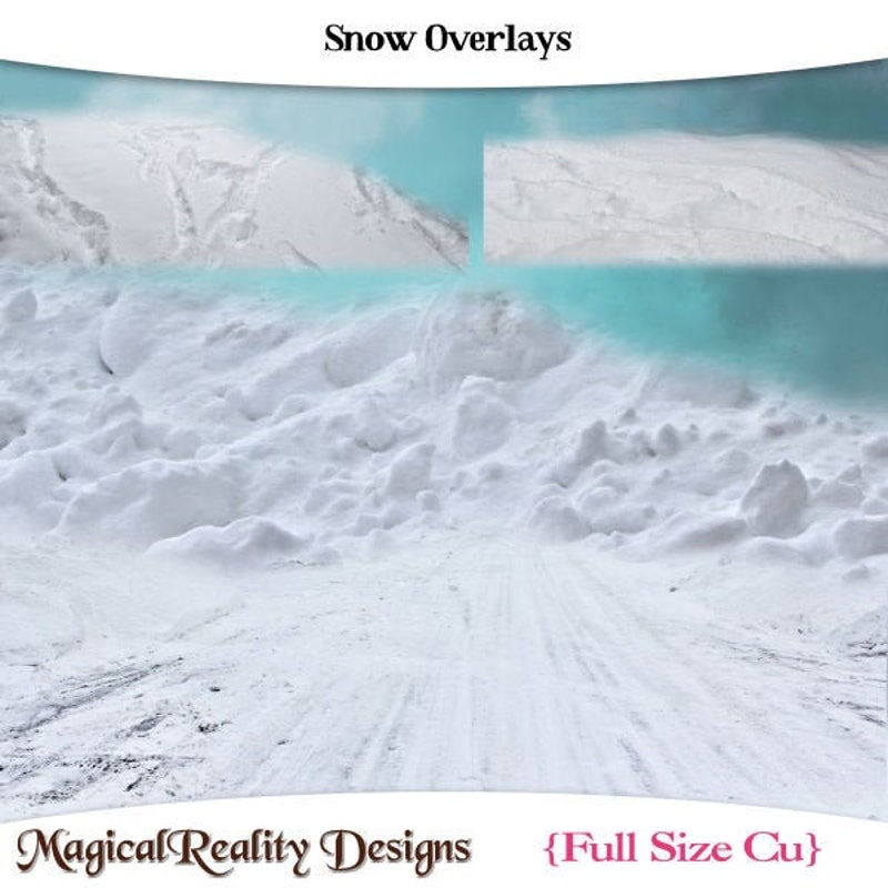 Snow Overlay - Etsy