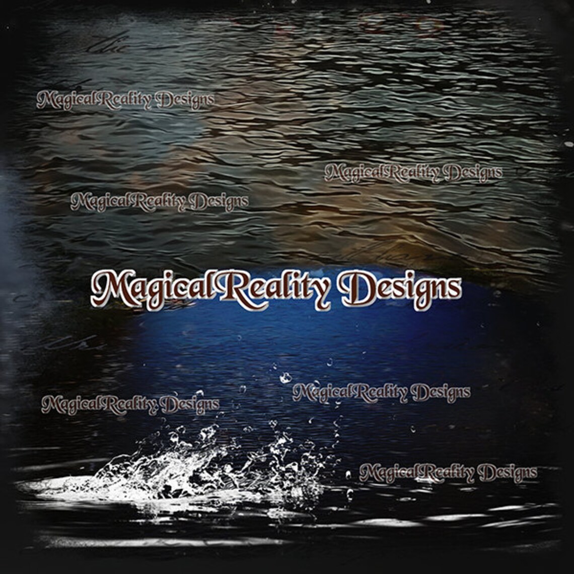 Water Overlays Set 2 WITH SCRIPT Photoshop Overlays - Etsy