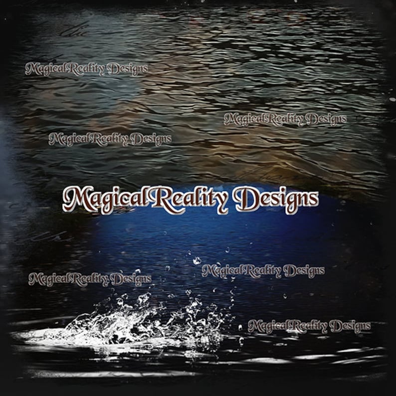 Water Overlays Set 2 WITH SCRIPT Photoshop Overlays Digital ...
