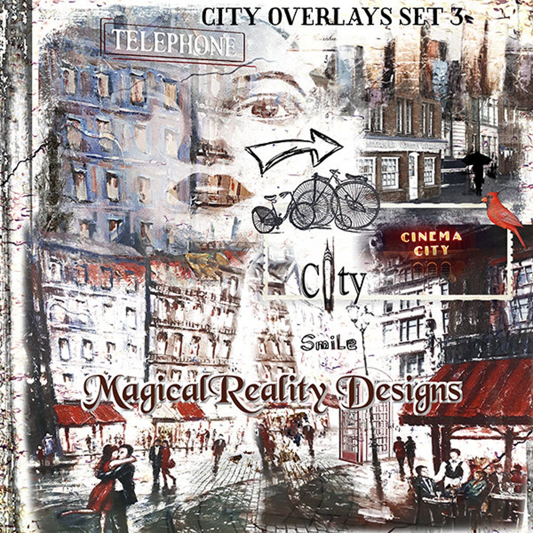 City Overlays Set 3 {PU-AU} by Magicalreality Designs Photoshop ...