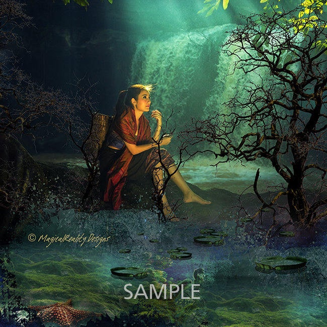 Water Overlays Photoshop Overlays Digital Scrapbooking | Etsy