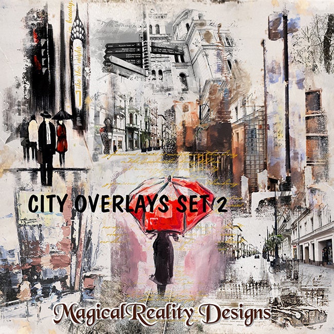 City Overlays Set 2 PU-AU by Magicalreality Designs Photoshop Overlays ...
