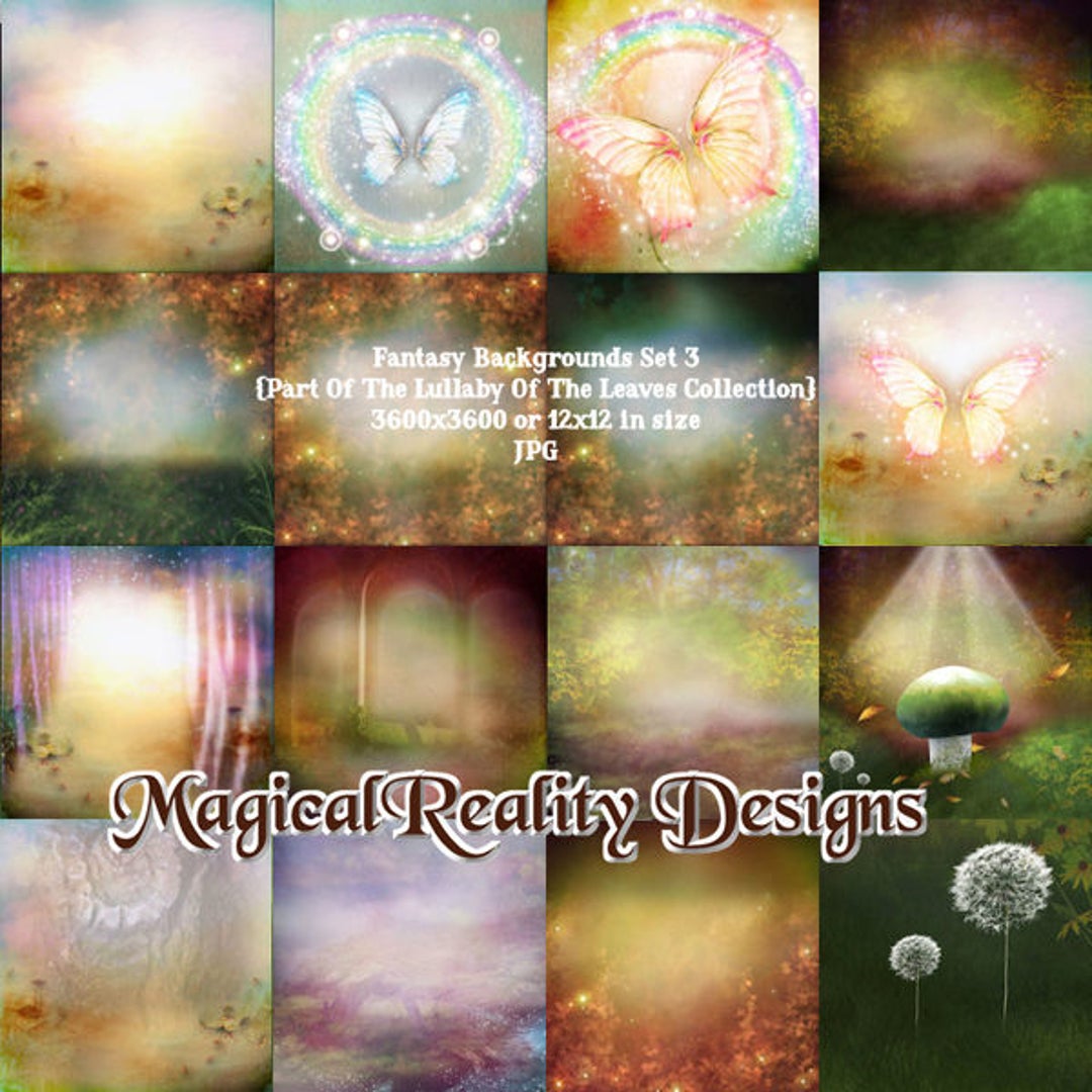 Digital Fantasy Backgrounds {set 3} Digital Scrapbook - Lullaby of the ...