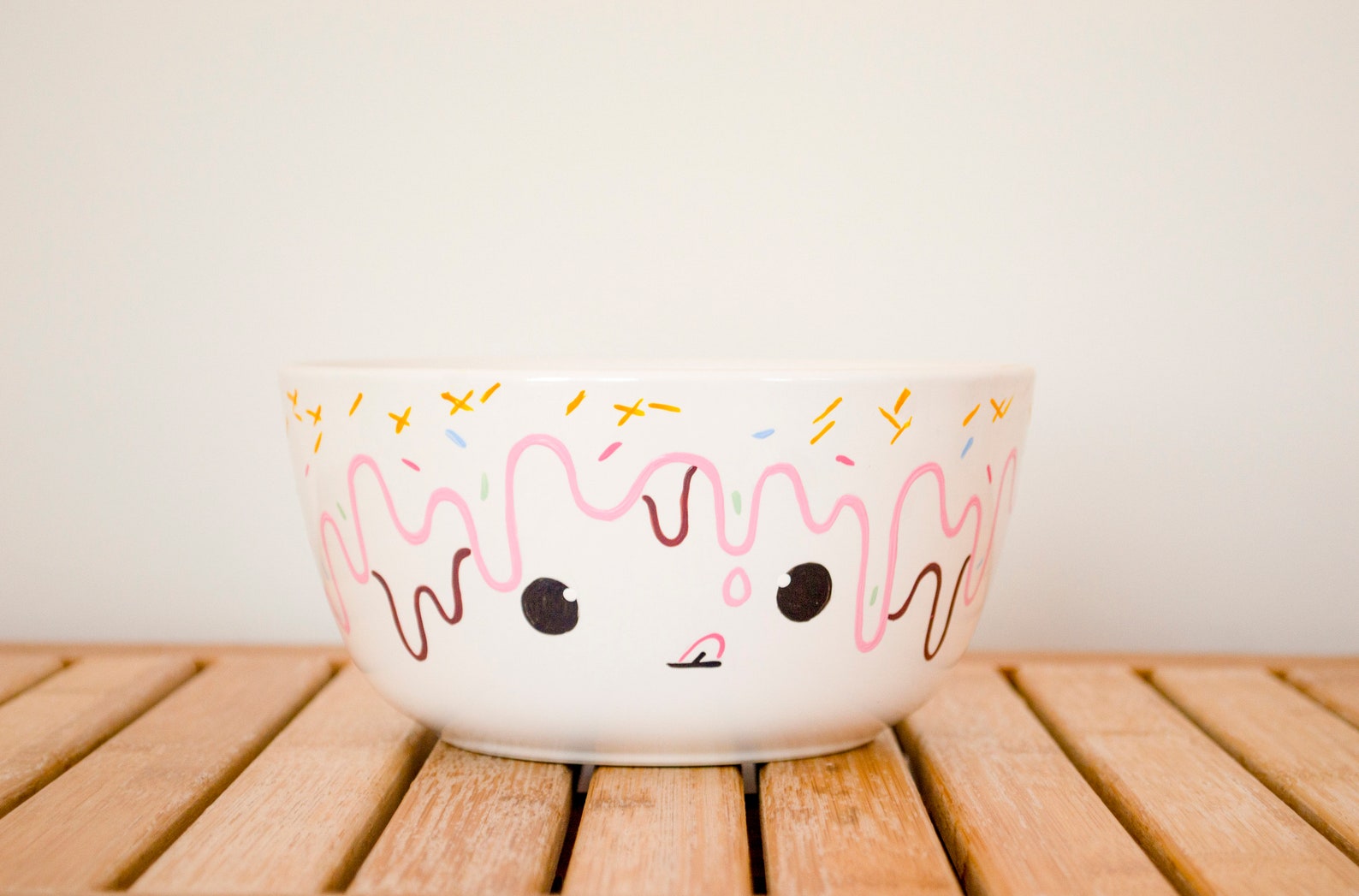 Face Ice Cream Bowl Ice Cream Collection Hand Painted Ice - Etsy