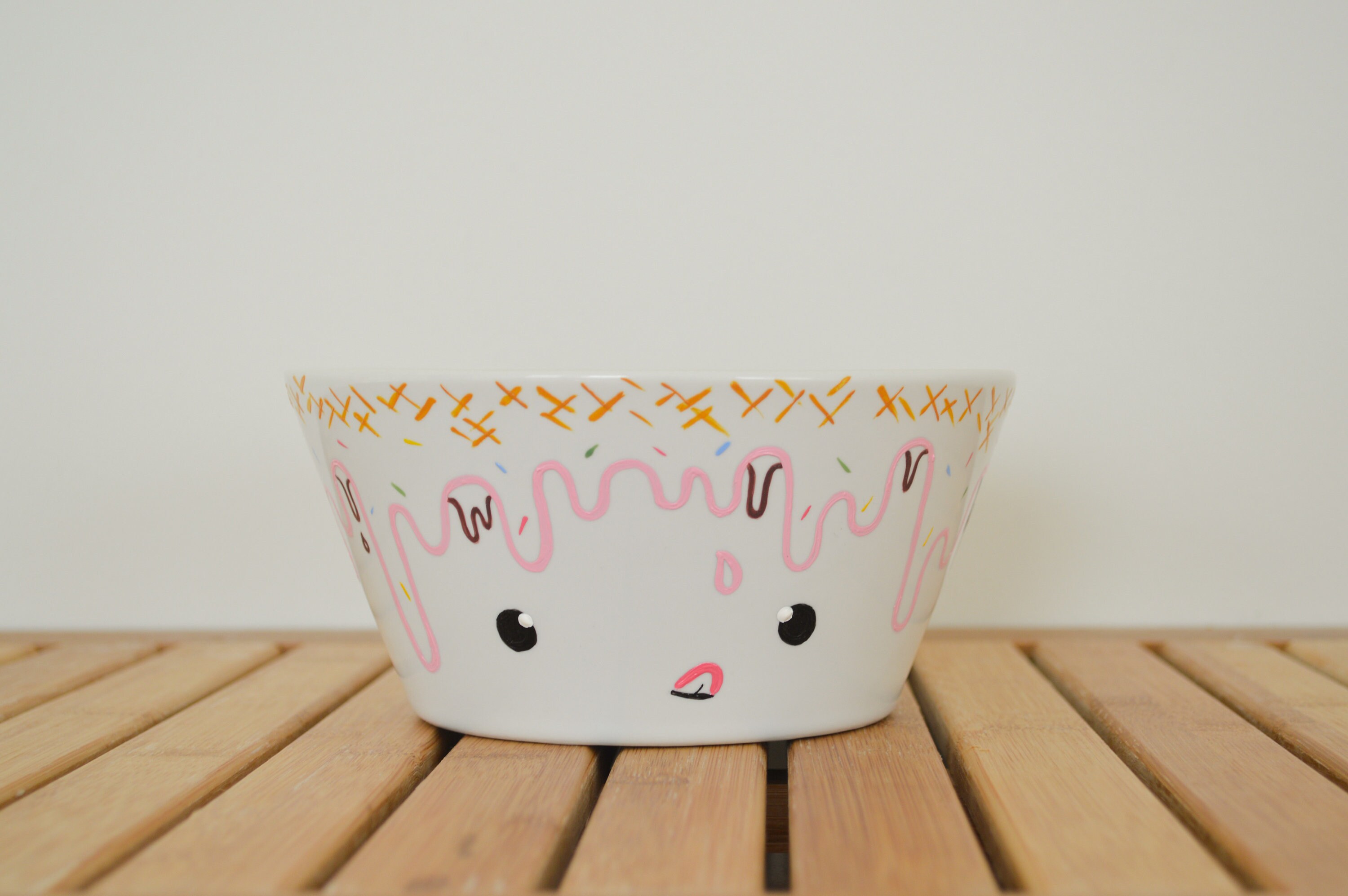 Face Ice Cream Bowl Ice Cream Collection Hand Painted Ice | Etsy