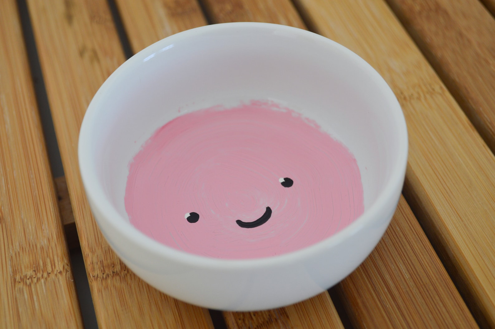 Smiley Face Dish Hand Painted Small Bowl | Etsy