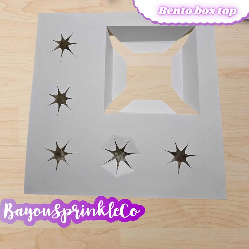 Cake Bento Box Insert SVG - Etsy