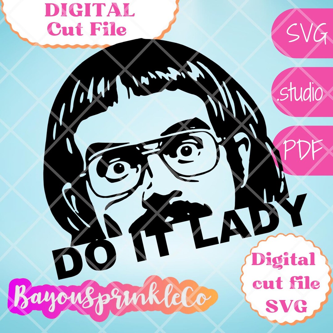 Chit Do It Lady SVG Cutfile for T Shirts or Crafts - Etsy