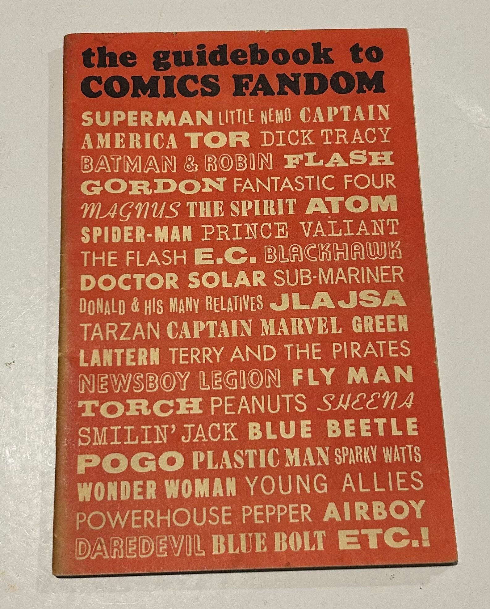 Vintage the Guidebook to COMICS FANDOM 1965 Fanzines Comic - Etsy