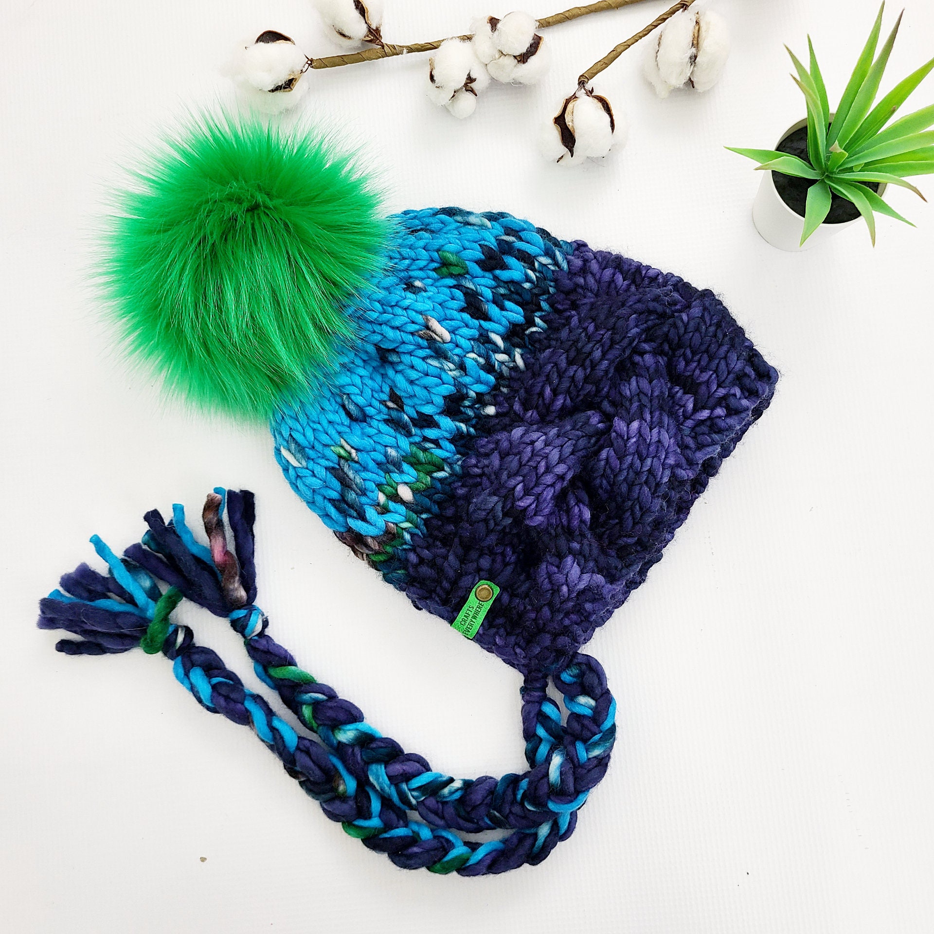Knit Patterns, Quinn Cable Bonnet Bundle in Newborn to Adult Sizes ...