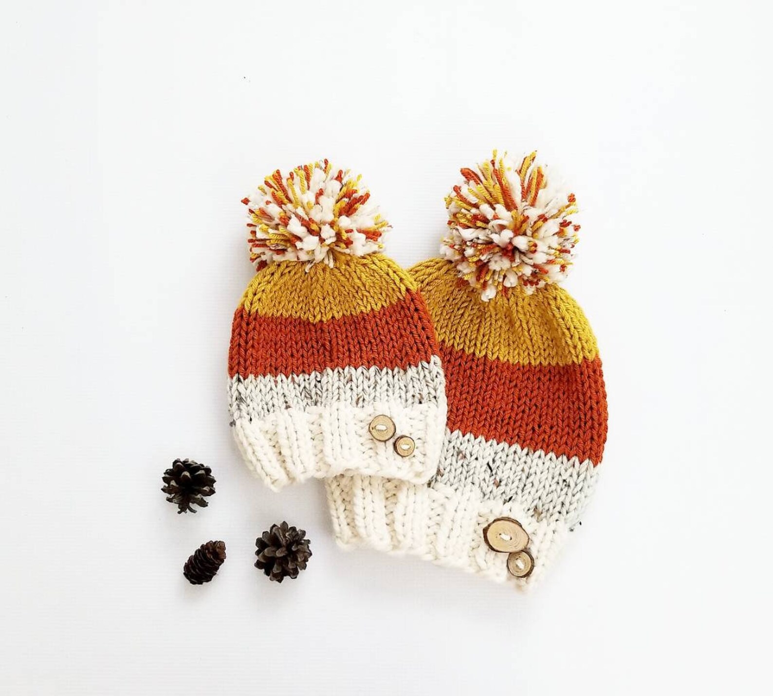 Rustic Wooden Buttons Set of 8 Buttons Rustic - Etsy