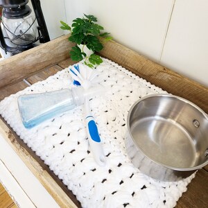 Crochet Pattern, Puff Dreams Placemat or Dish Drying Mat Pattern ...