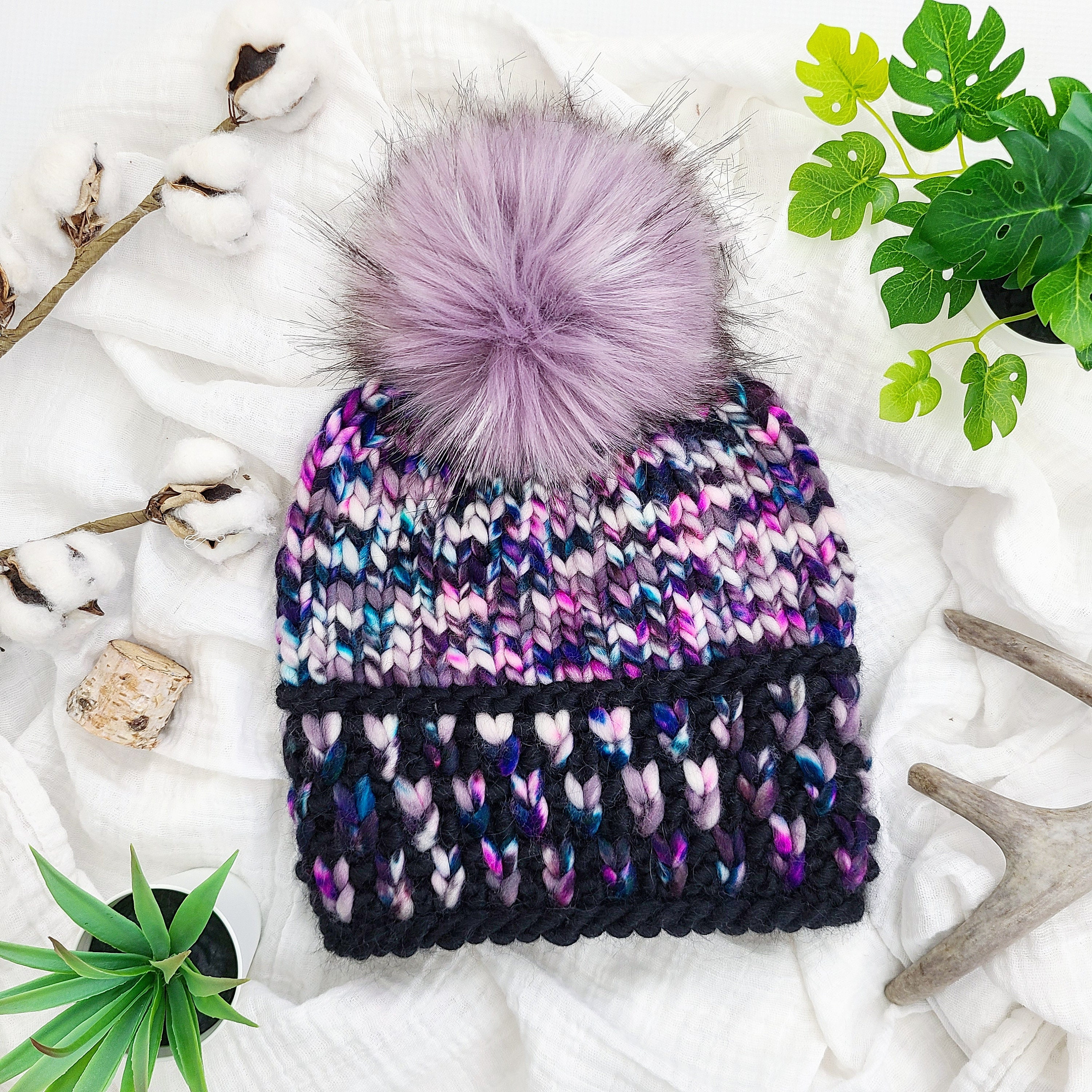 Tris Brimless Beanie Knit Hat Pattern, Knitting Pattern in 5 Sizes ...