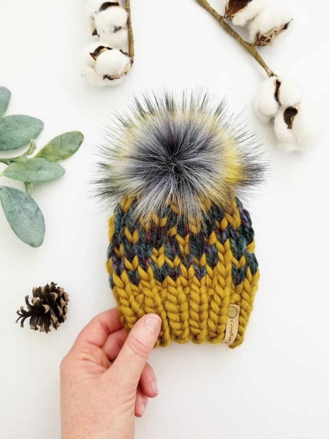 Knit Pattern, Starfall Beanie Knit Hat Pattern, 7 Sizes, Beginner ...