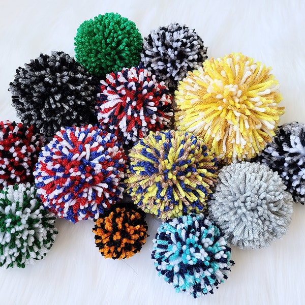 Yarn Pom Poms - Etsy