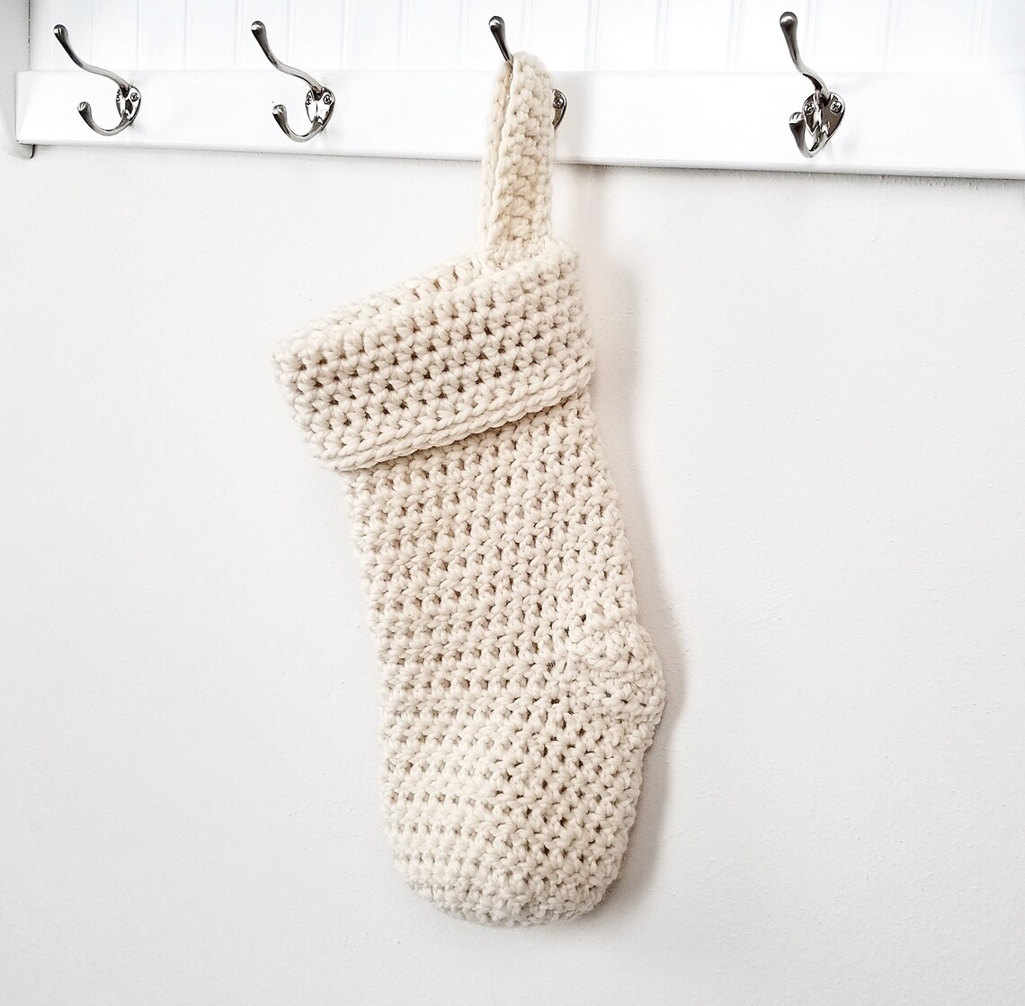 Pattern, Farmhouse Christmas Stocking Pattern, Crochet Christmas ...