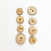Rustic Wooden Buttons Set of 8 Buttons Rustic - Etsy