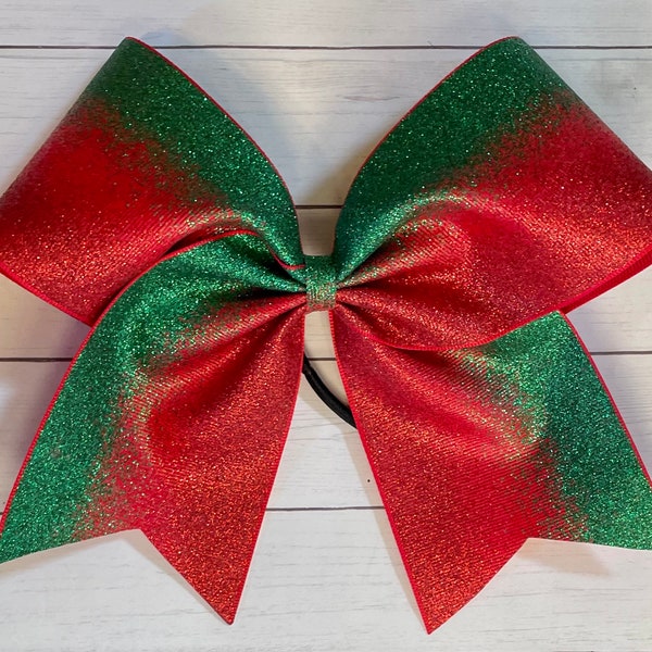 Green Cheer Bow - Etsy