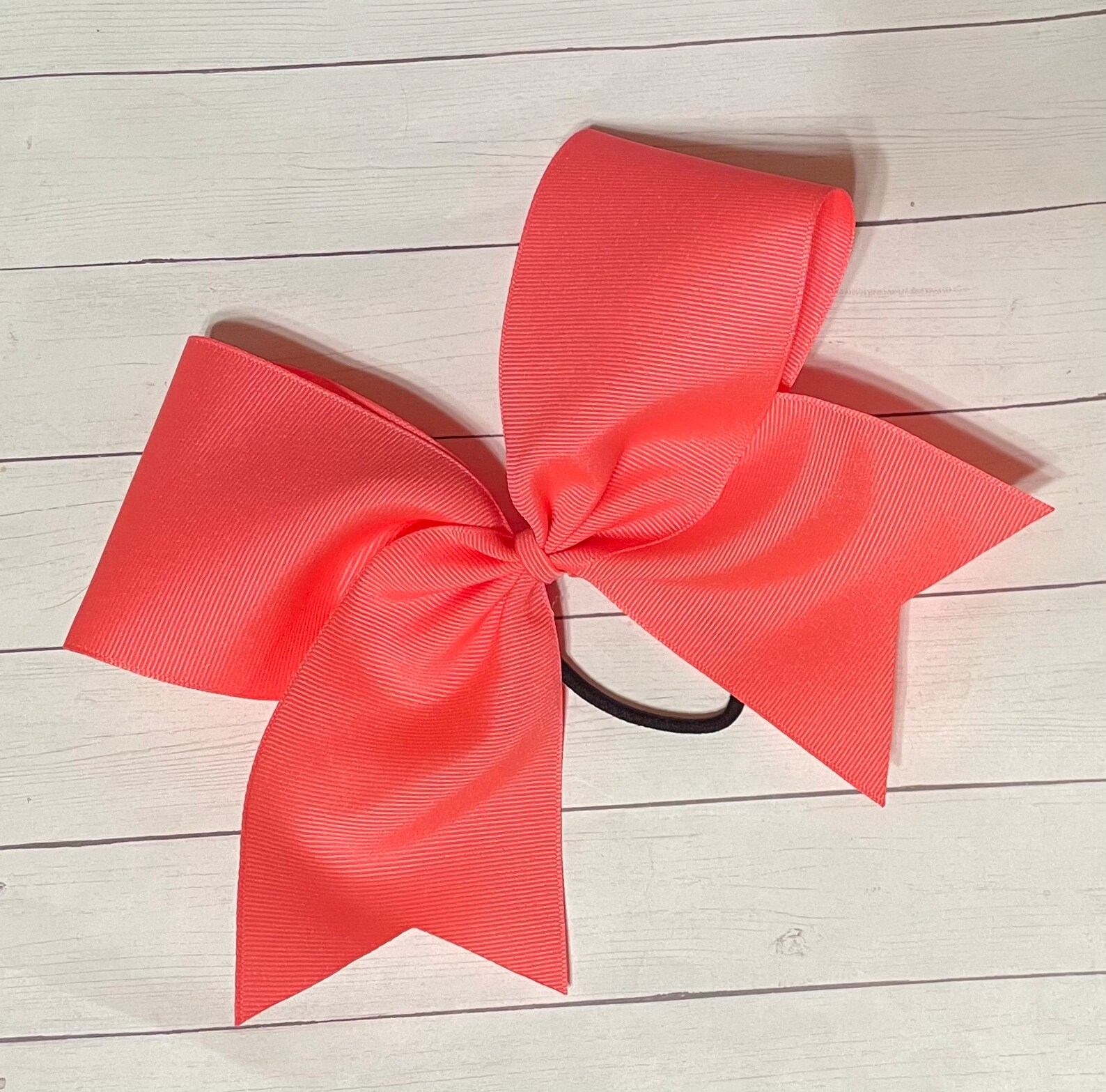 Neon Cheer Bow // You Pick Color // Fluorescent Cheer Bow - Etsy