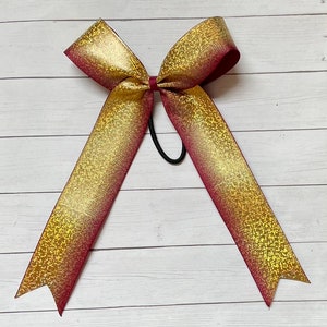 Collegiate Cheer Bows, Ombre Cheer Bow, Hair Bow for Cheerleader, Cheer ...