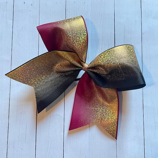 Maroon Hair Bow - Etsy