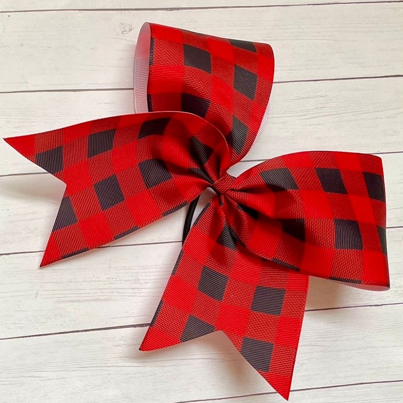 Black Plaid Bow Tie - Etsy