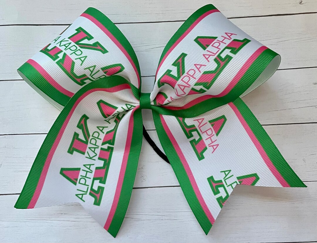 Alpha Kappa Alpha Alpha Kappa Alpha Bow Sorority Greek Bow - Etsy