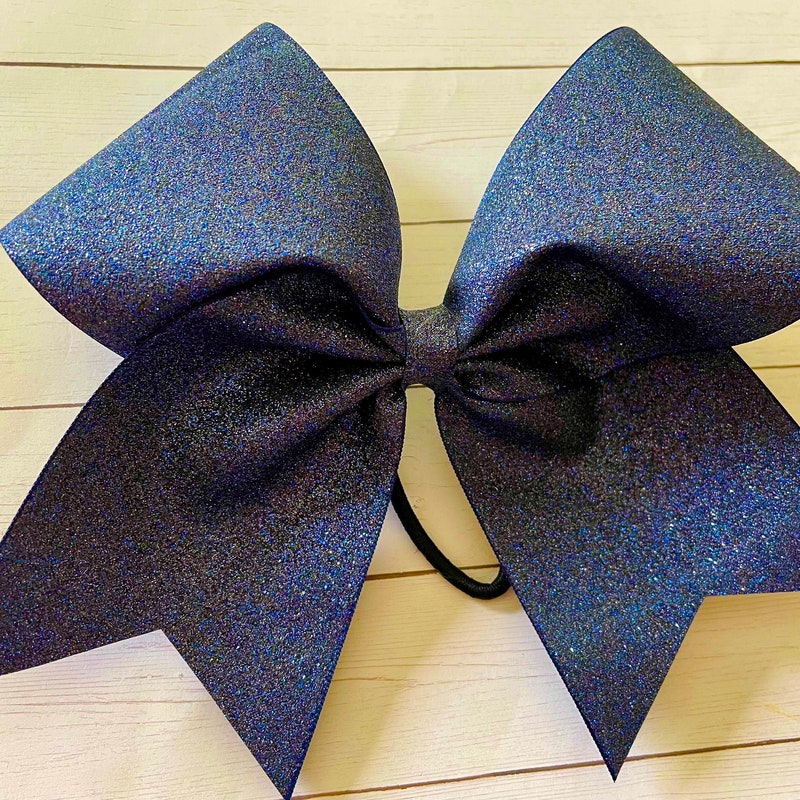 Navy Blue Hair Bow - Etsy