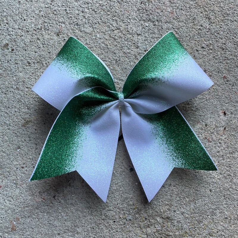 Green Cheer Bow - Etsy