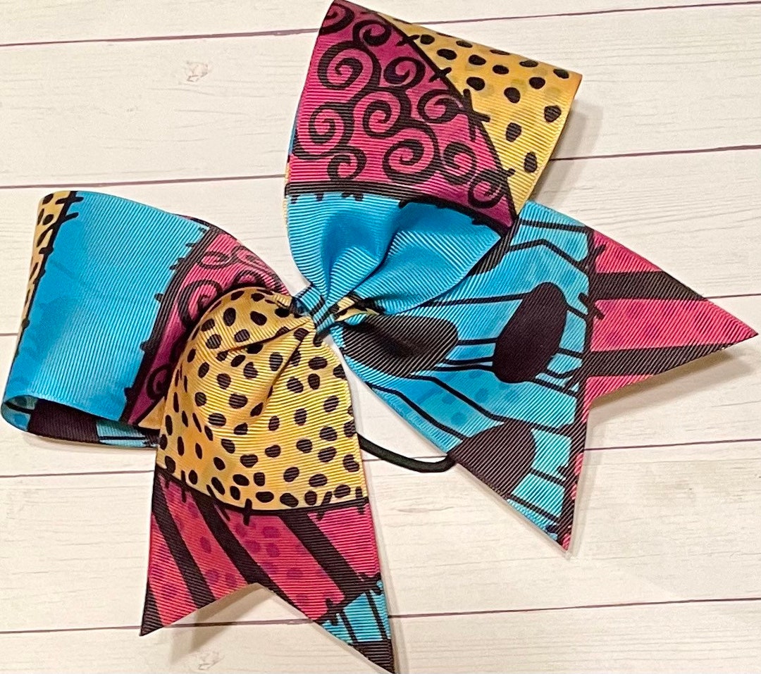 Halloween Cheer Bow - Nightmare Before Christmas Bow - Hair Bow for ...