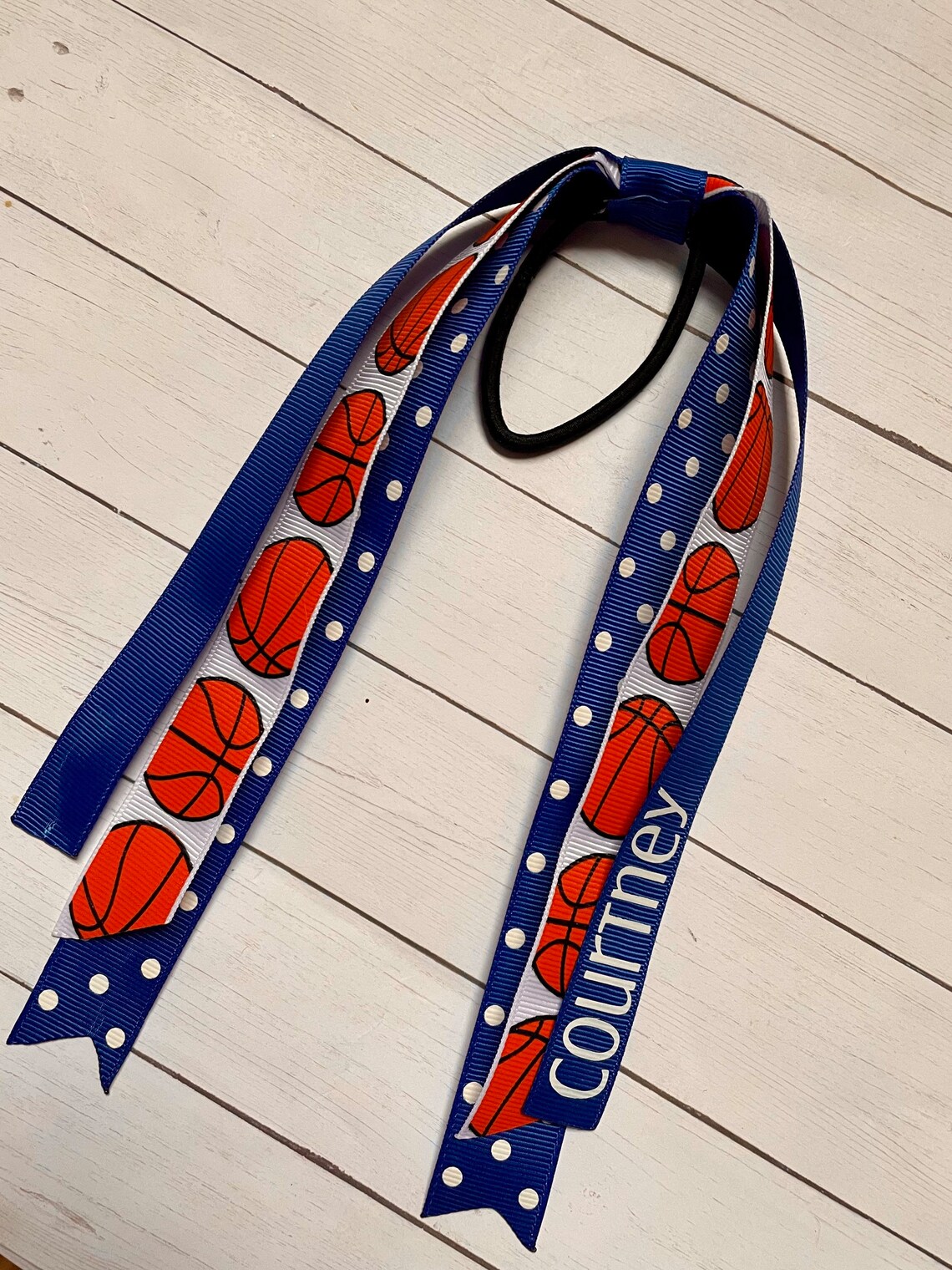 Basketball Bows, Basketball Pony Tail Bow, Sports Bow, Basketball Team ...