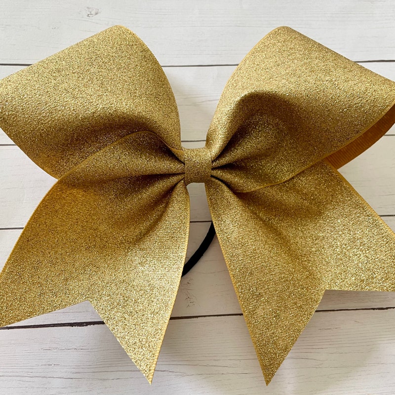 Gold Cheer Bow - Etsy