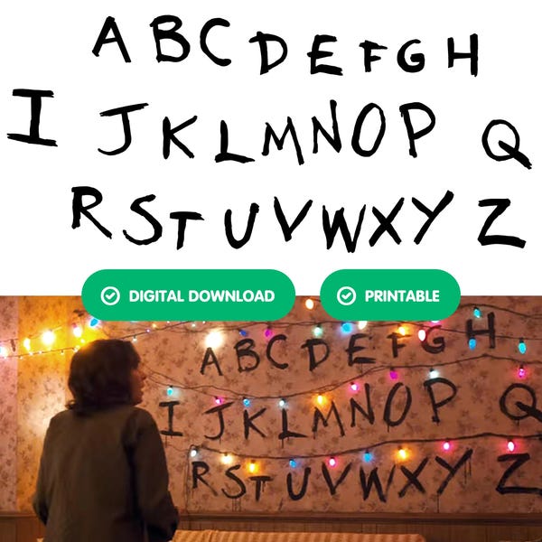 Strangers Things Banner - Etsy