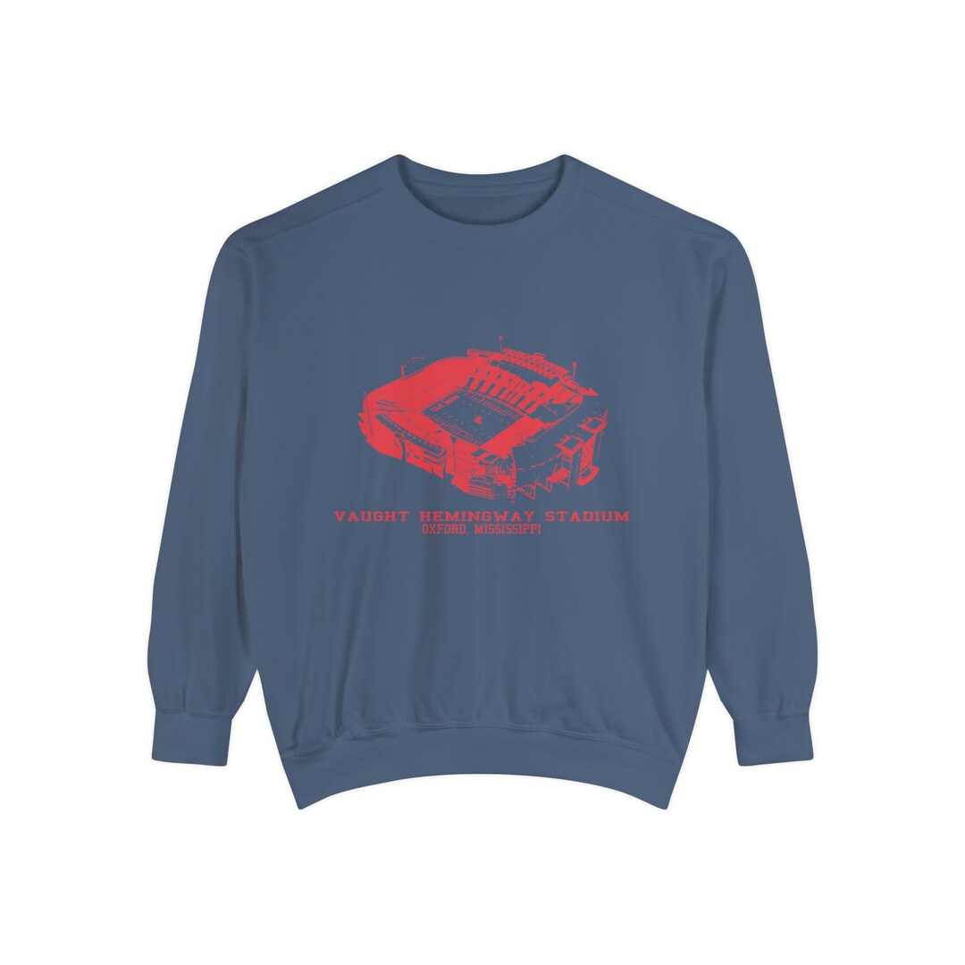 VH Stadium Vault Hemingway Ole Miss Unisex Garment-dyed Sweatshirt - Etsy