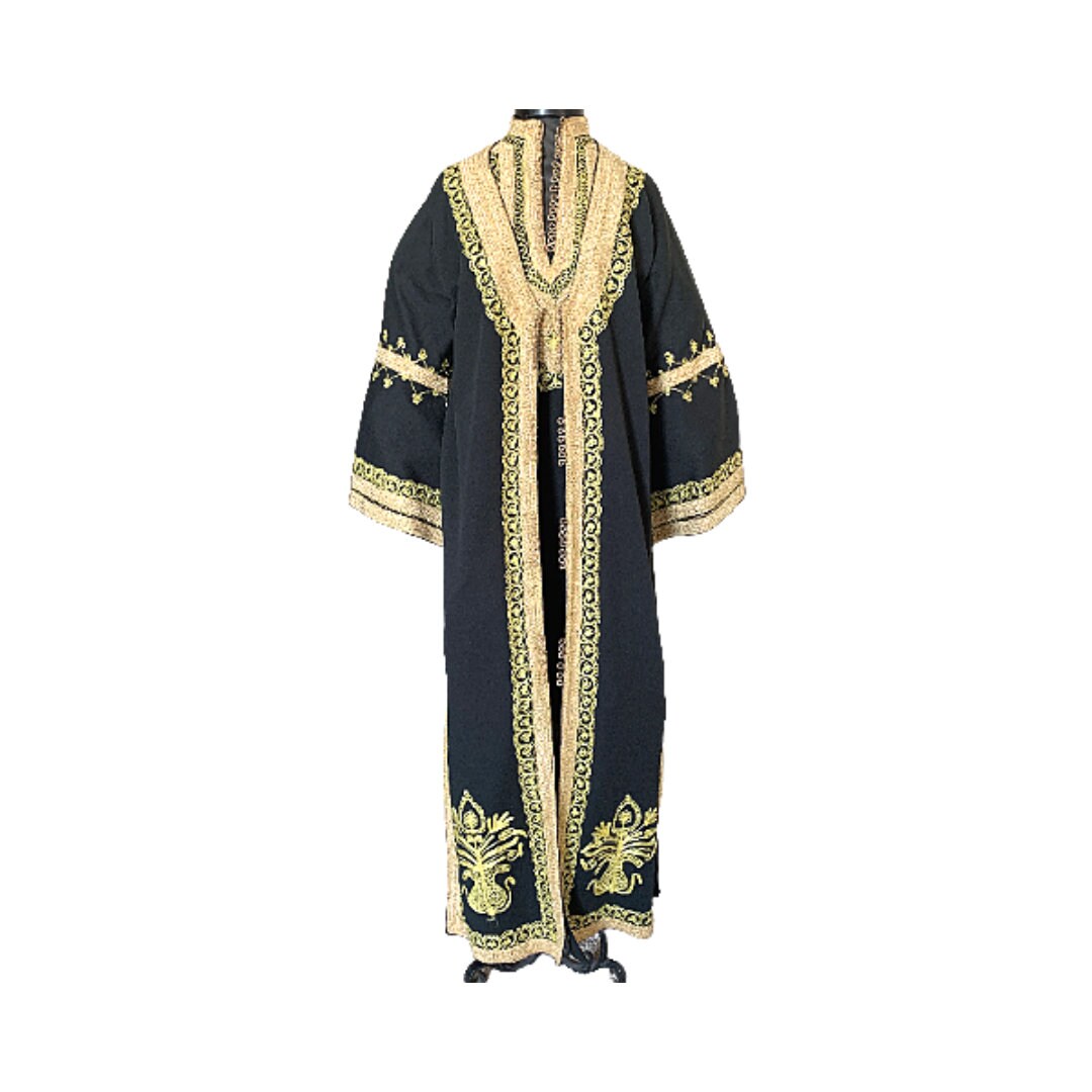 Moroccan Kaftan / Caftan / Muumuu - Two-piece Maxi Dress With Full ...