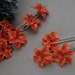 Tiger Lily Flower Tropical Floral Hair Pins Hawaiian Orange - Etsy