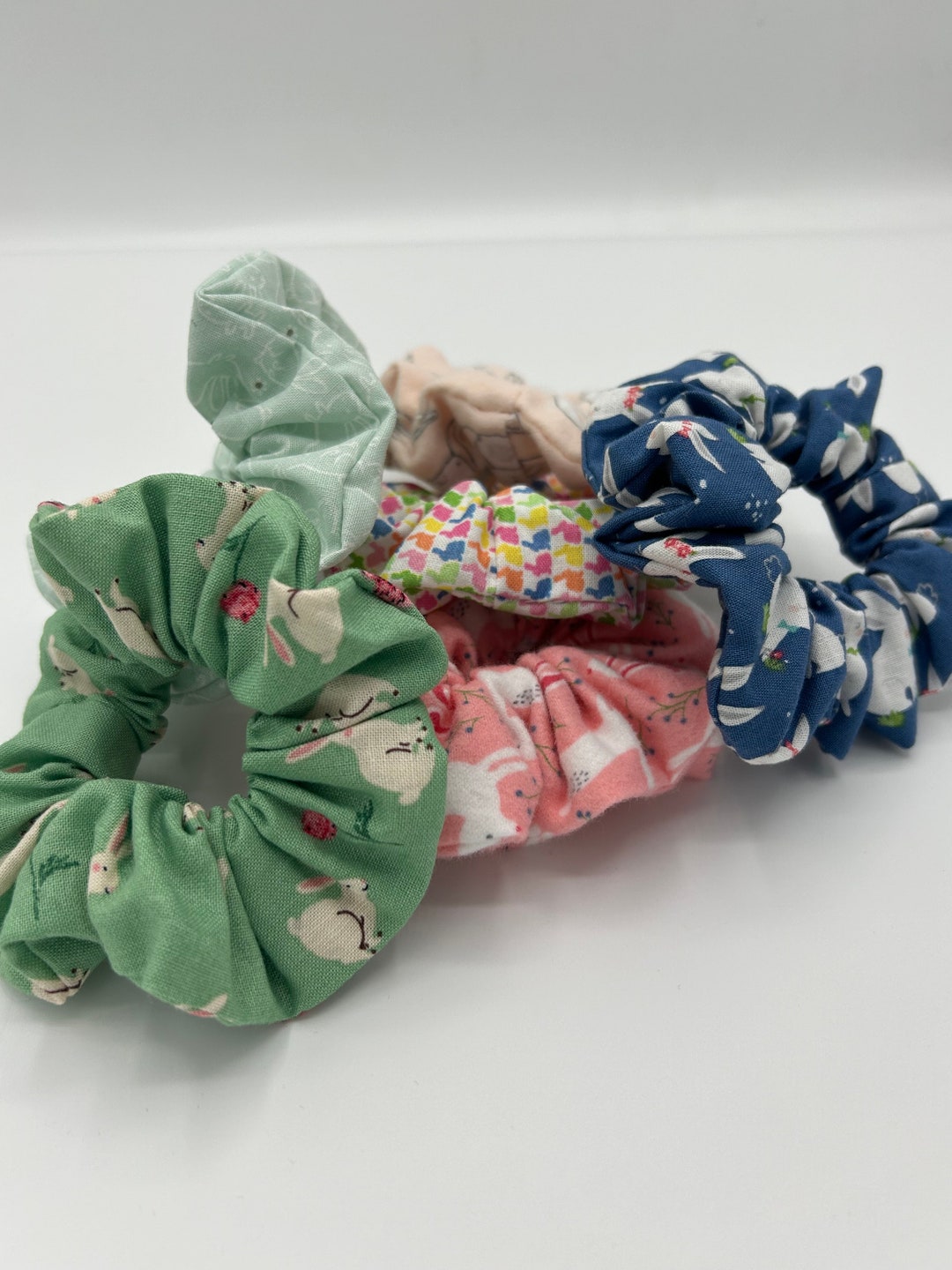 Rabbit Hair Scrunchie, BUNNY HAIR TIE - Etsy